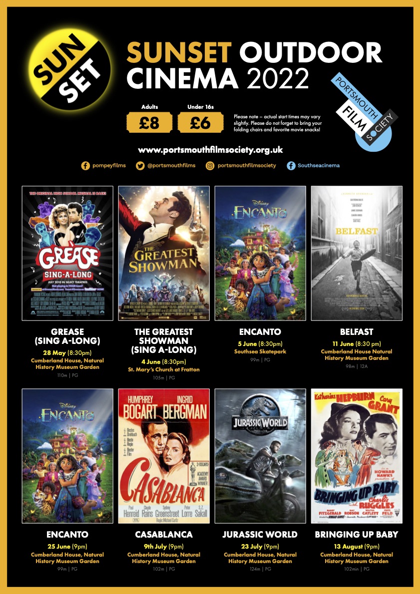 Sunset Outdoor Cinema 2022 - PFS | Portsmouth Film Society CIC